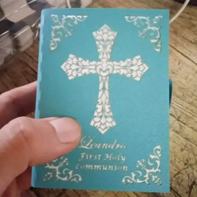 Book Design Custom bar Mitzvah Quinceanera Upsherin Favor Boxes Laser ...