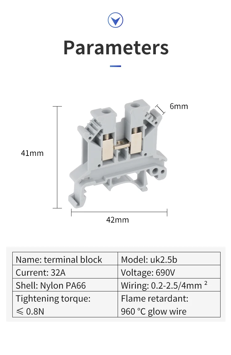 JINH Din Rail Types Fuse Terminal Block - Reliable Wire Connecting