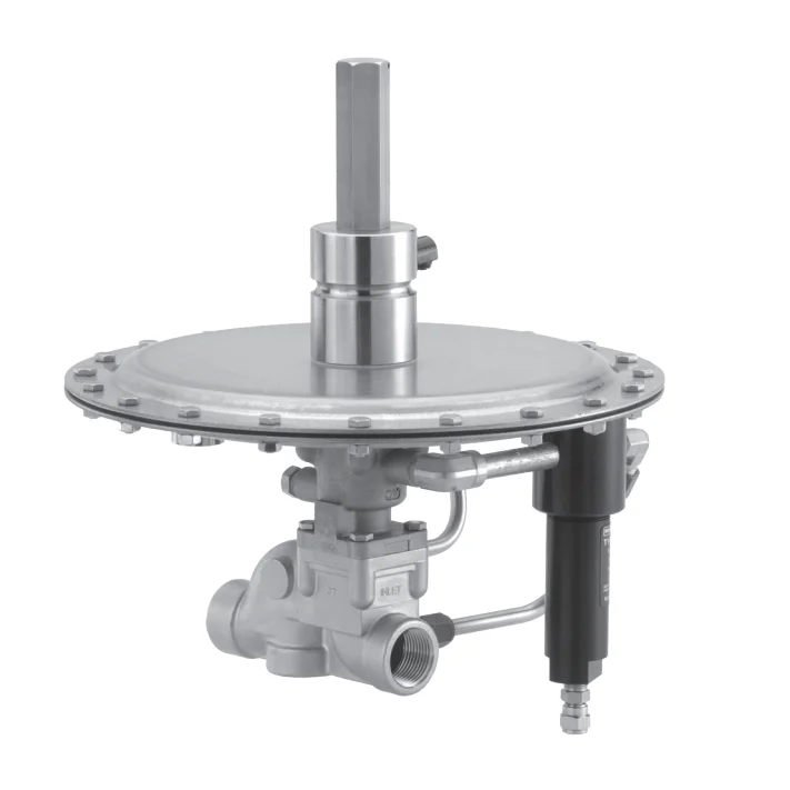 FISHER T205 Skid Mount Package Fuel Gas Pressure Regulator Control Base ...