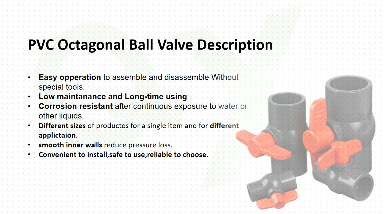 Plastic Octagonal PVC 2-inch Ball Valve| Alibaba.com