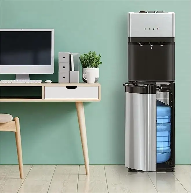 Electric / Compressor Cooling Freestanding Water Dispensers Use Bottom ...
