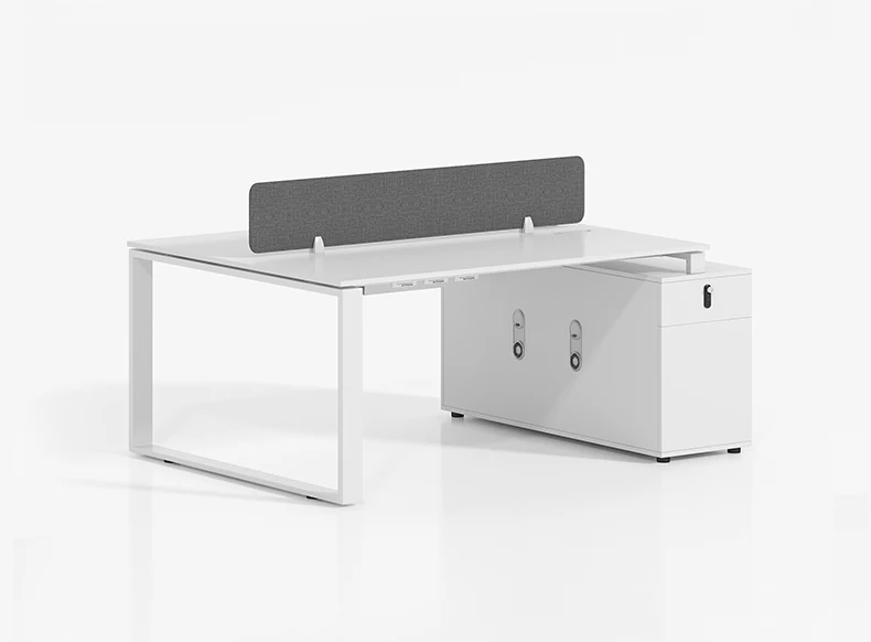 Modern Metal Frame Bench Desk Modular Office Workstation 2 4 6 Person ...