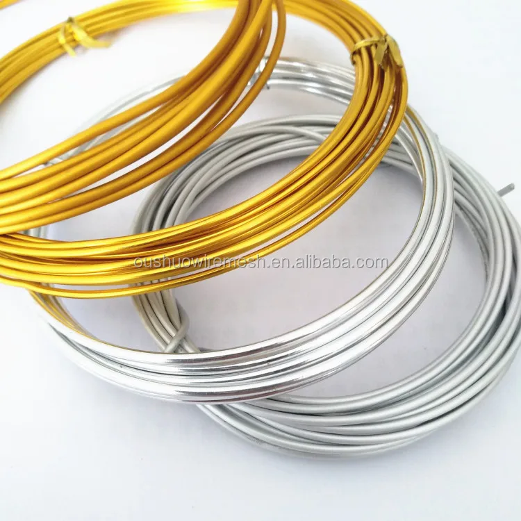 Silver And Gold 1mm Beading Wire Soft Aluminum Craft Wire For Jewelry Making Supplies - Buy Wire ...