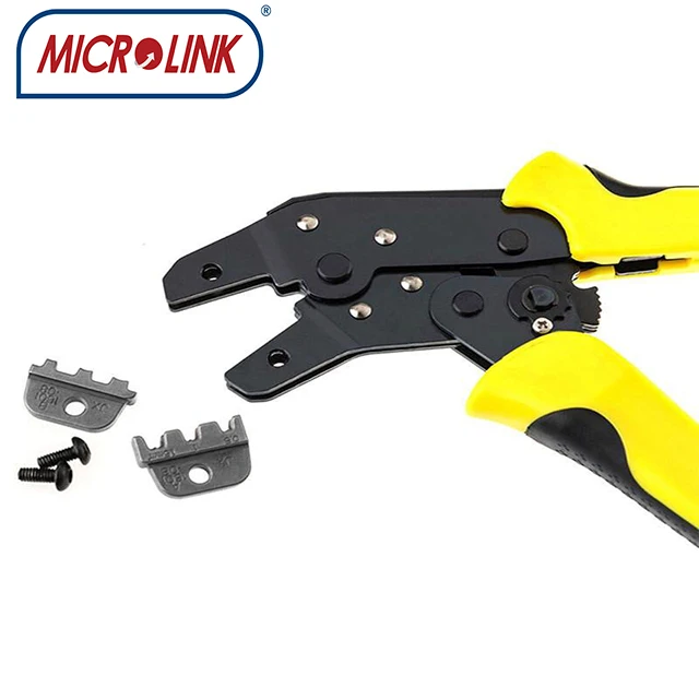 Manual Crimping Plier Jaw Replaceable Terminal Crimping Set Crimp Tool ...