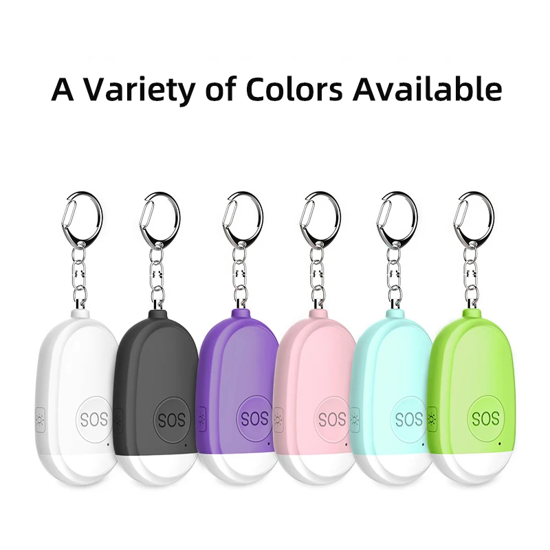 Customize Sos Alert Personal Panic Alarm Key Chain Anti Attack Rape ...