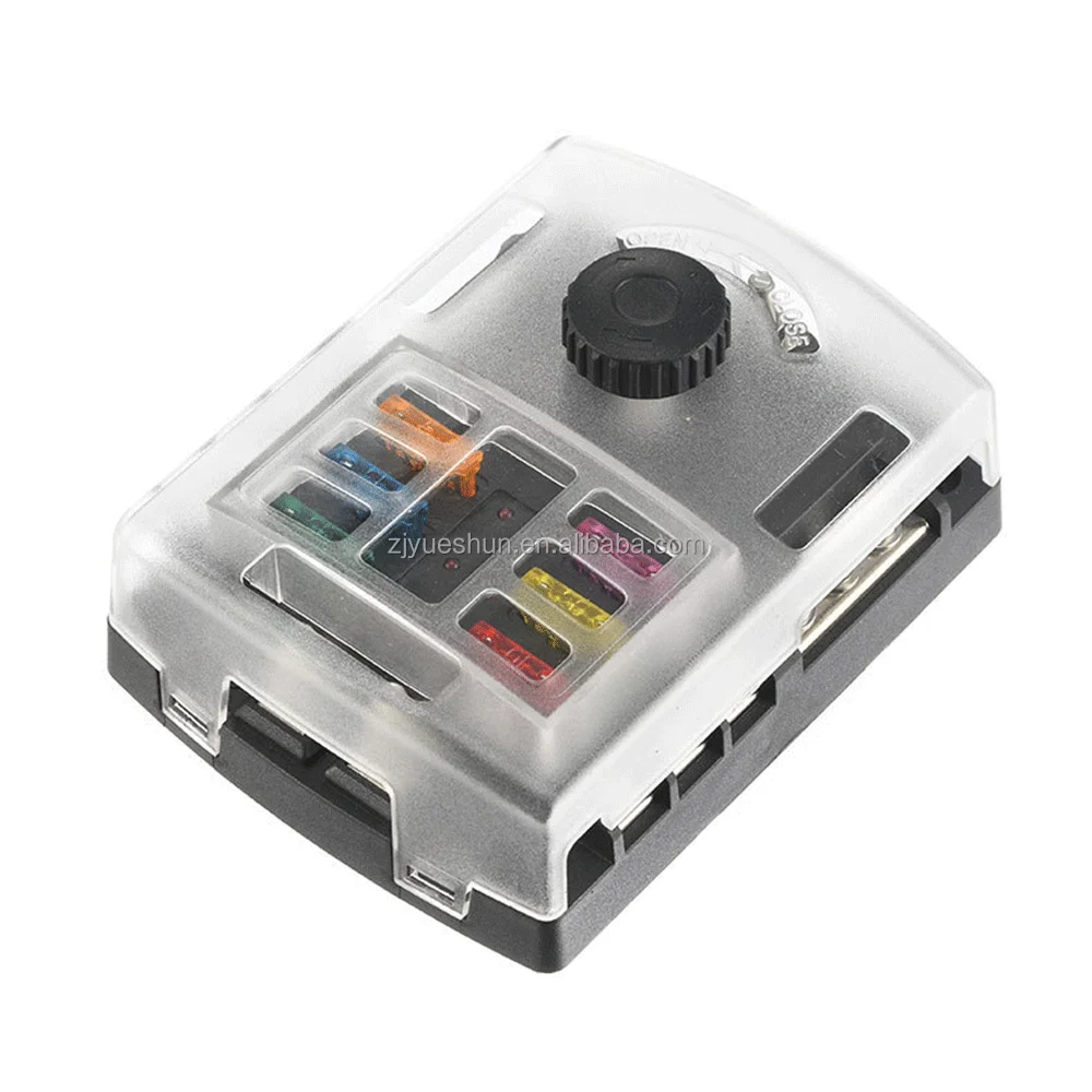 Marine Automotive 300A DC 12V 24V 6 Way Fuse Blade Block Holder Fuse ...