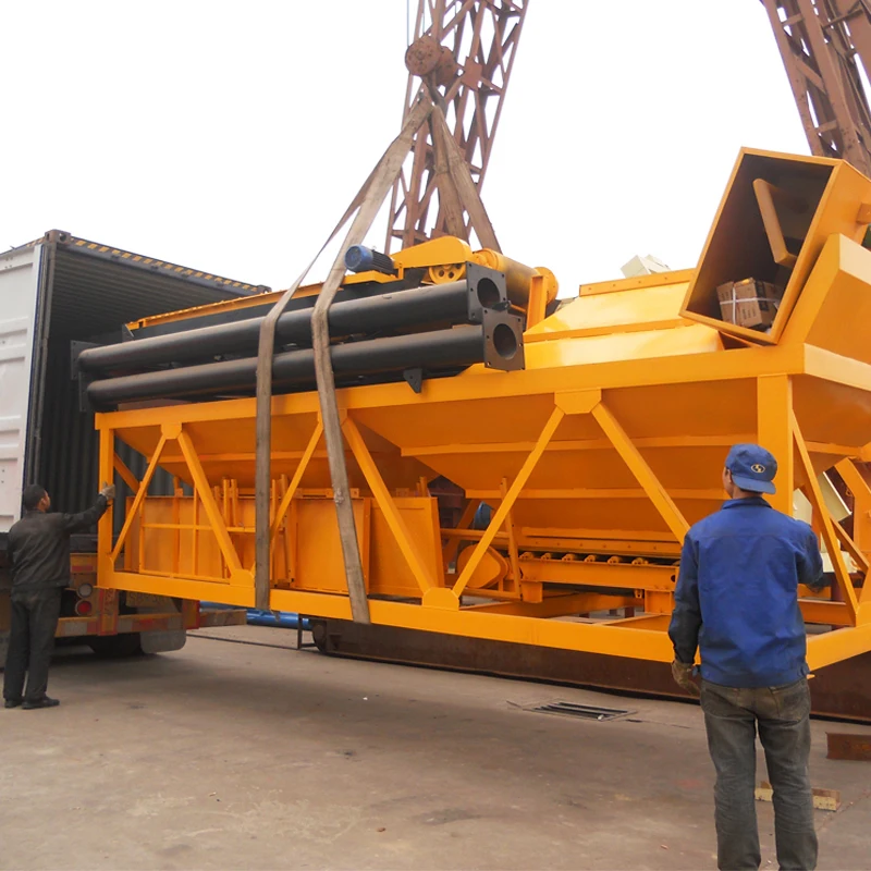 Factory Customized Portable 200-300ton Soil Stabilizer Plant Fast Move ...
