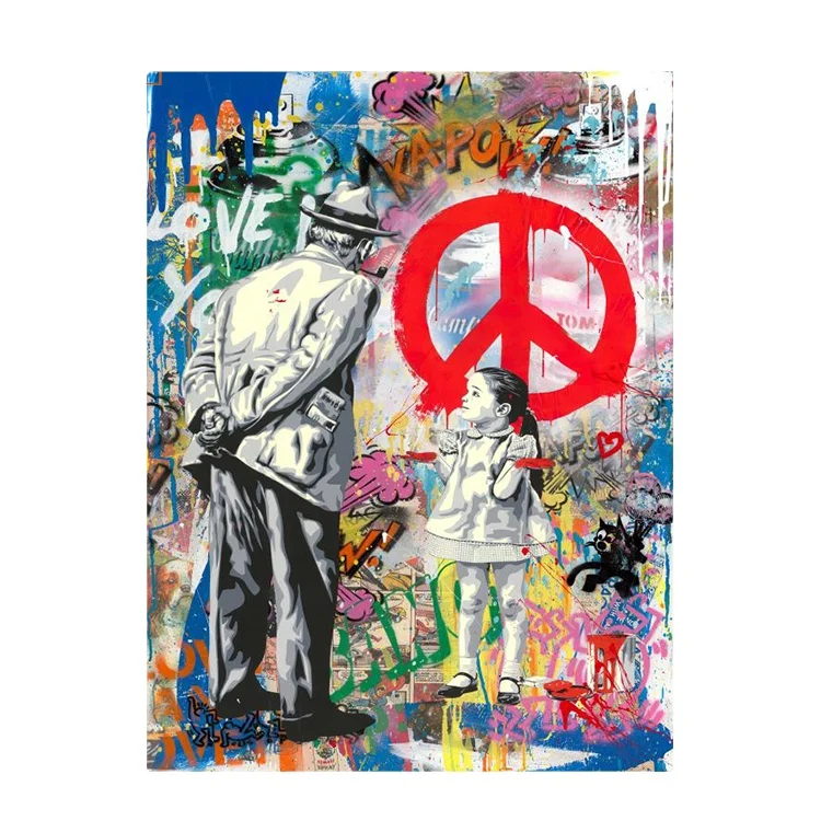 Banksy Graffiti Peace