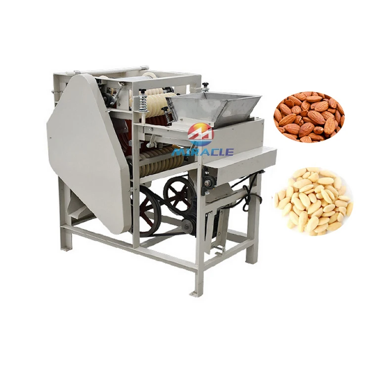 Small Scale Roasted Peanut Peeling Machine Commercial Soybean Almond ...