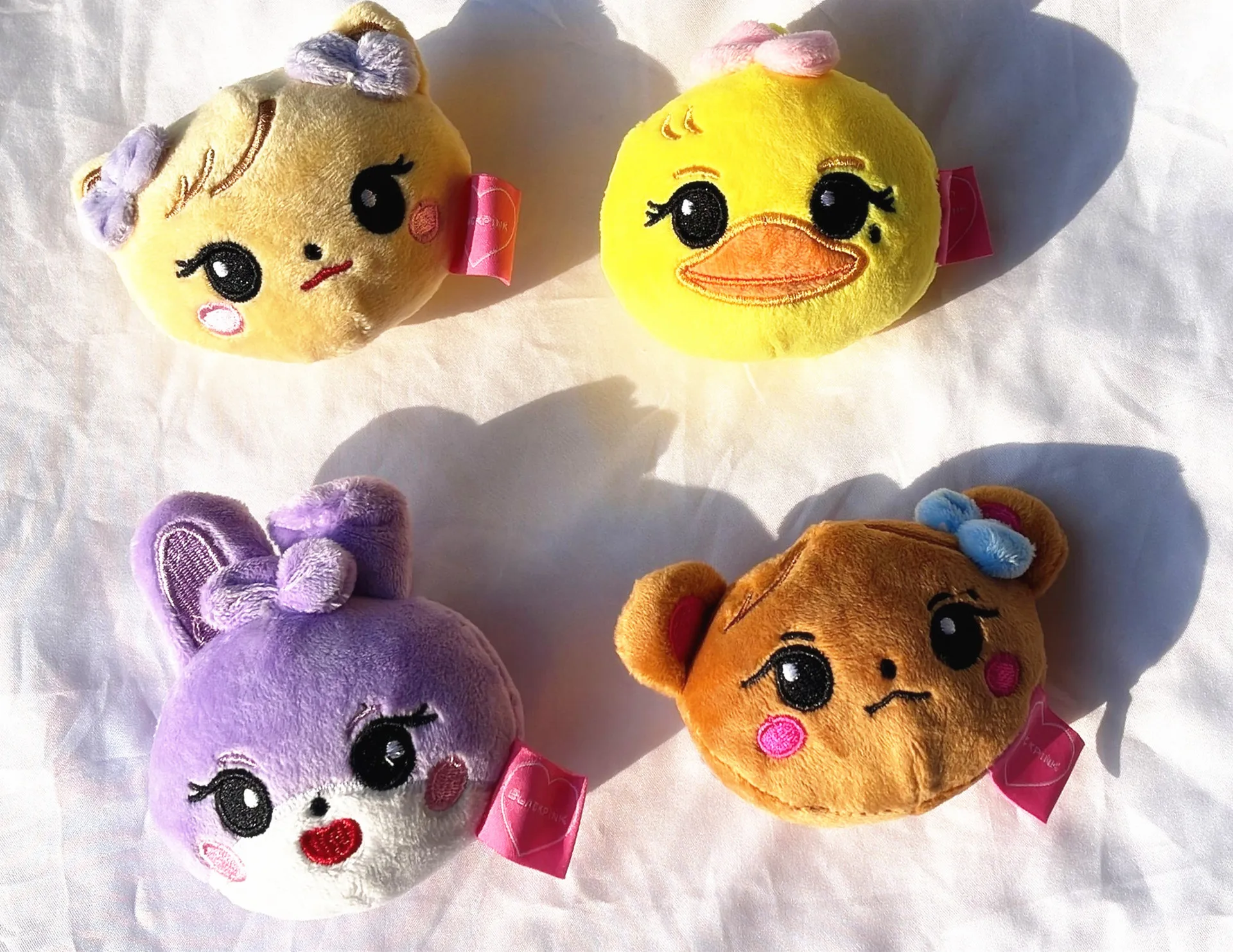 25cm KPOP Born Pink Character Plush Dolls - Jennie, Lisa, Rose, Jisoo