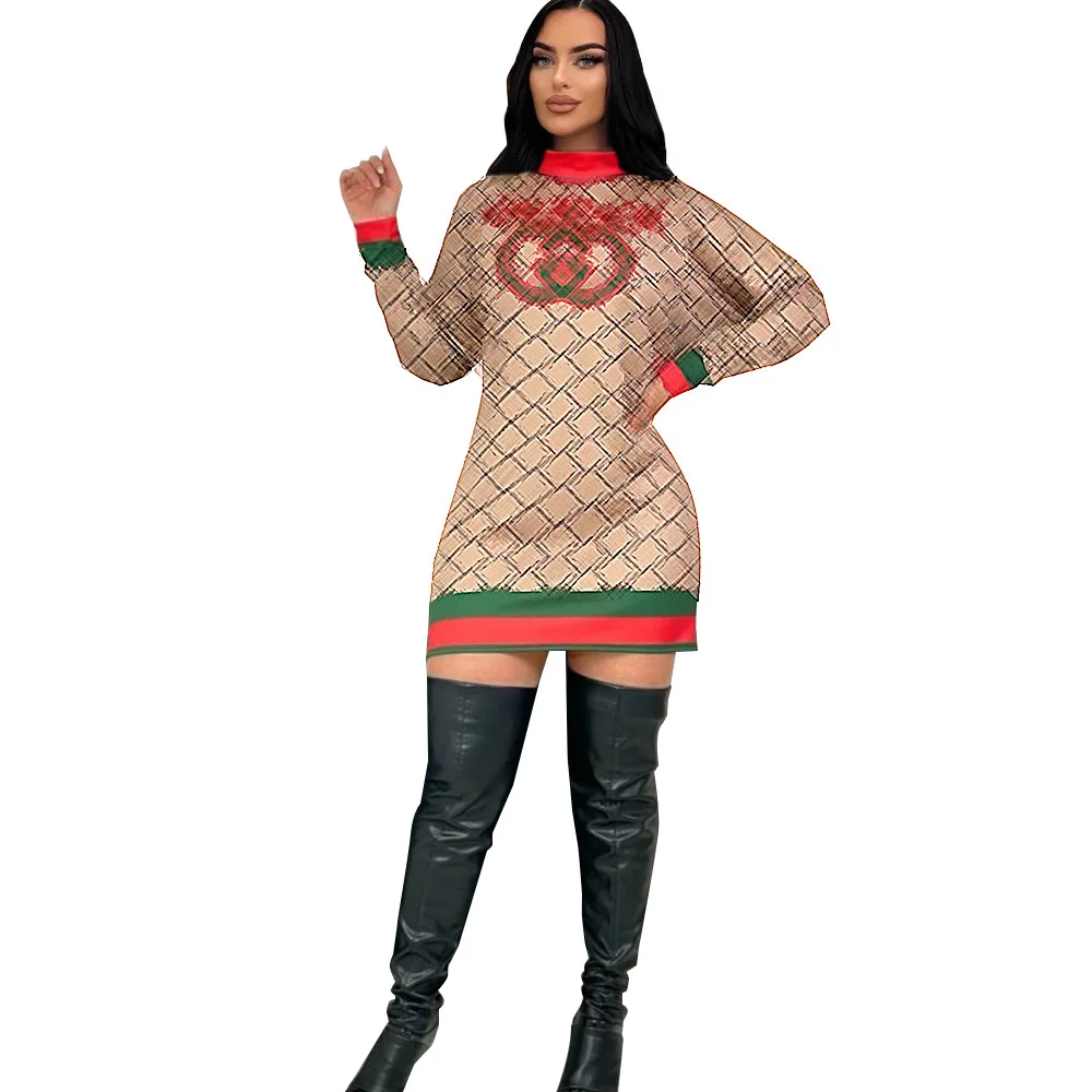 Spring Luxury Designer Clothes Women Short Dresses Lady Elegant Evening ...