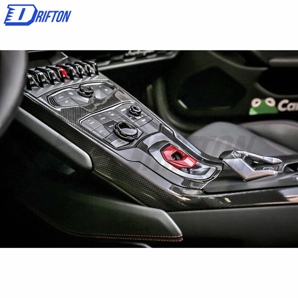 Drifton Dry Carbon Fiber Interior Kits for Lamborghini Huracan