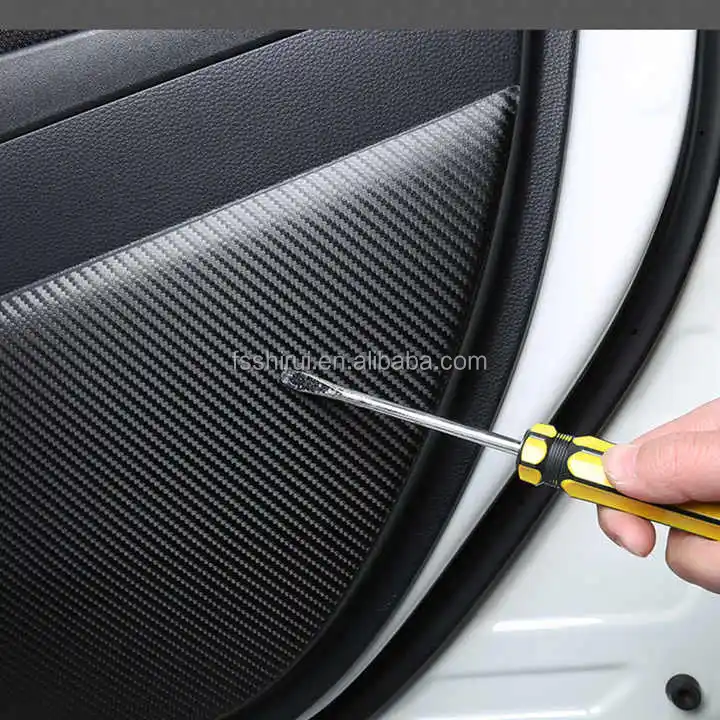 Carbon Fiber Leather Car Door Pad Anti-kick Mat for BYD Song L Dm-i ...