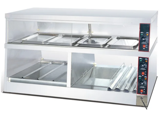 KFC Food Display Warmer - Efficient Food Warming Showcase