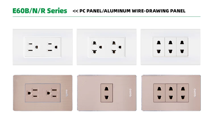 IGOTO Wall Switch Socket - American Standard Electrical Outlets