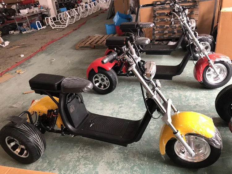 2000w 4000w Dual Motors Citycoco Electric Tricycles Scooter