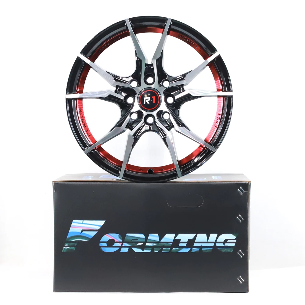 Dx194 Racing Car Wheels 15 Inch 4x100 4x108 With Red Undercut - Buy ...
