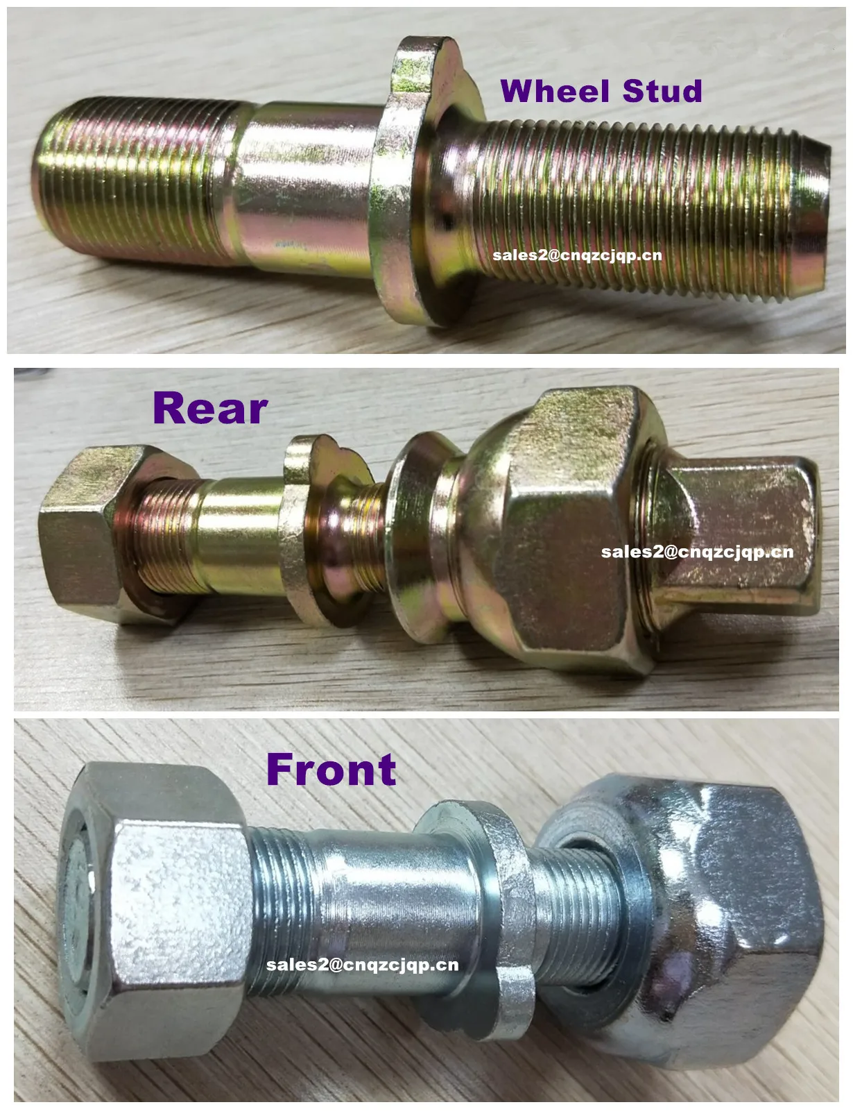 Truck Hub Wheel Bolt Front/rear for Hino 500/ZM/RC/RF