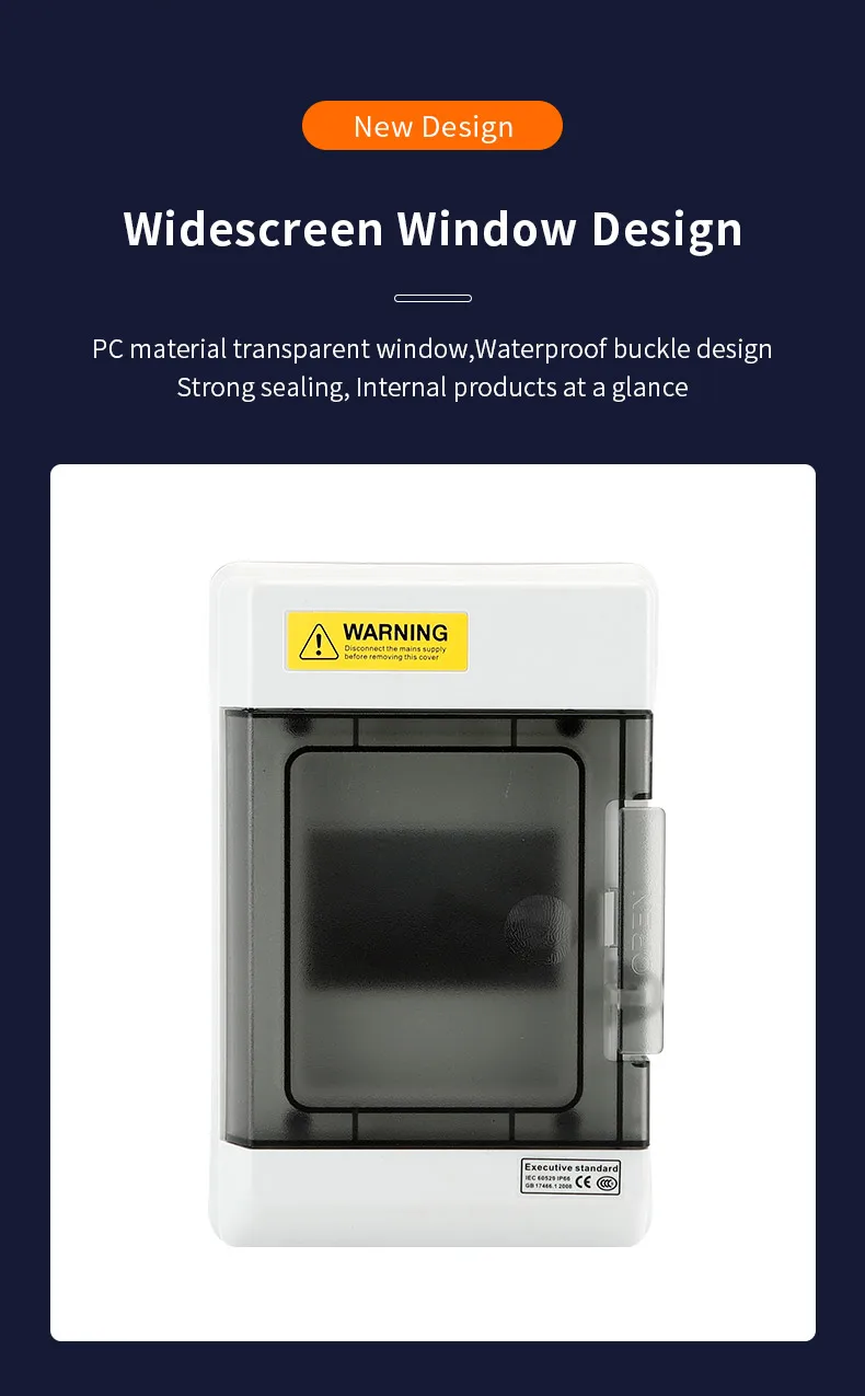 Plastic 4 Way 6 Way Solar Dc Mcb Enclosure Distribution Box Ac Sassin ...