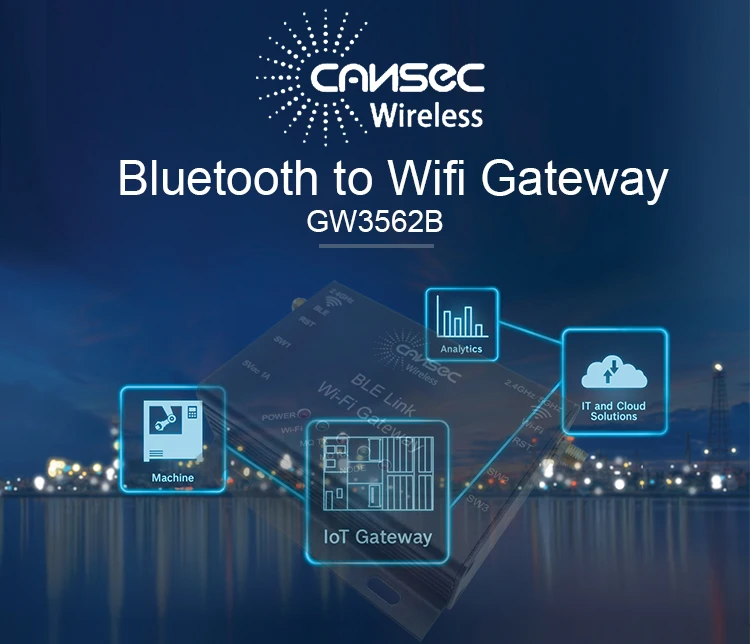 Outdoor Wireless Control Wifi Ble Gateway Cansec Custom Module Blue ...