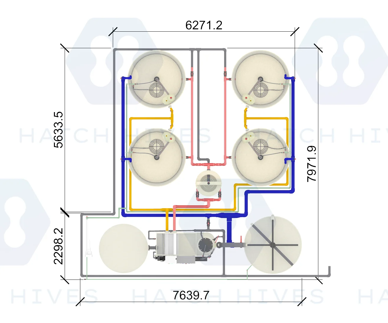 High Efficiency RAS Shrimp System for Indoor Aquatics