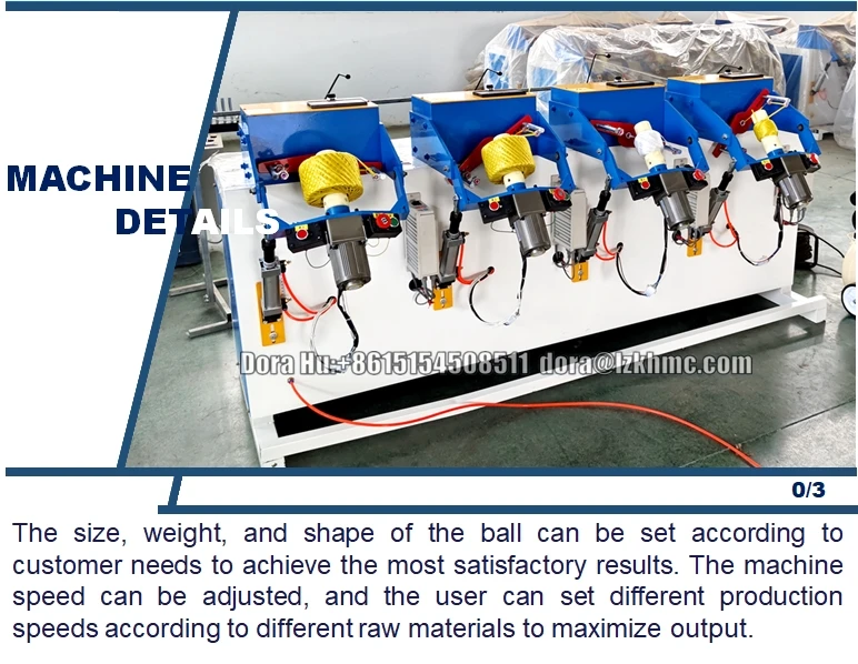 Automatic 4 Spindles Ball Rewinding Machine/pp Yarn Cotton Wool Jute ...