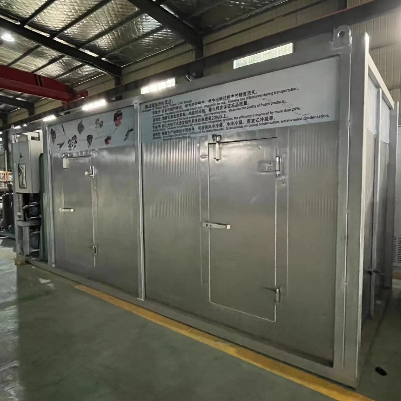 Custom 40ft Mobile Walk in Morgue Chilled Container Storage ...