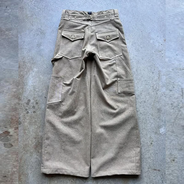 Double Knee Loop Carpenter Mens Jeans - Heavy Weight Wide Leg