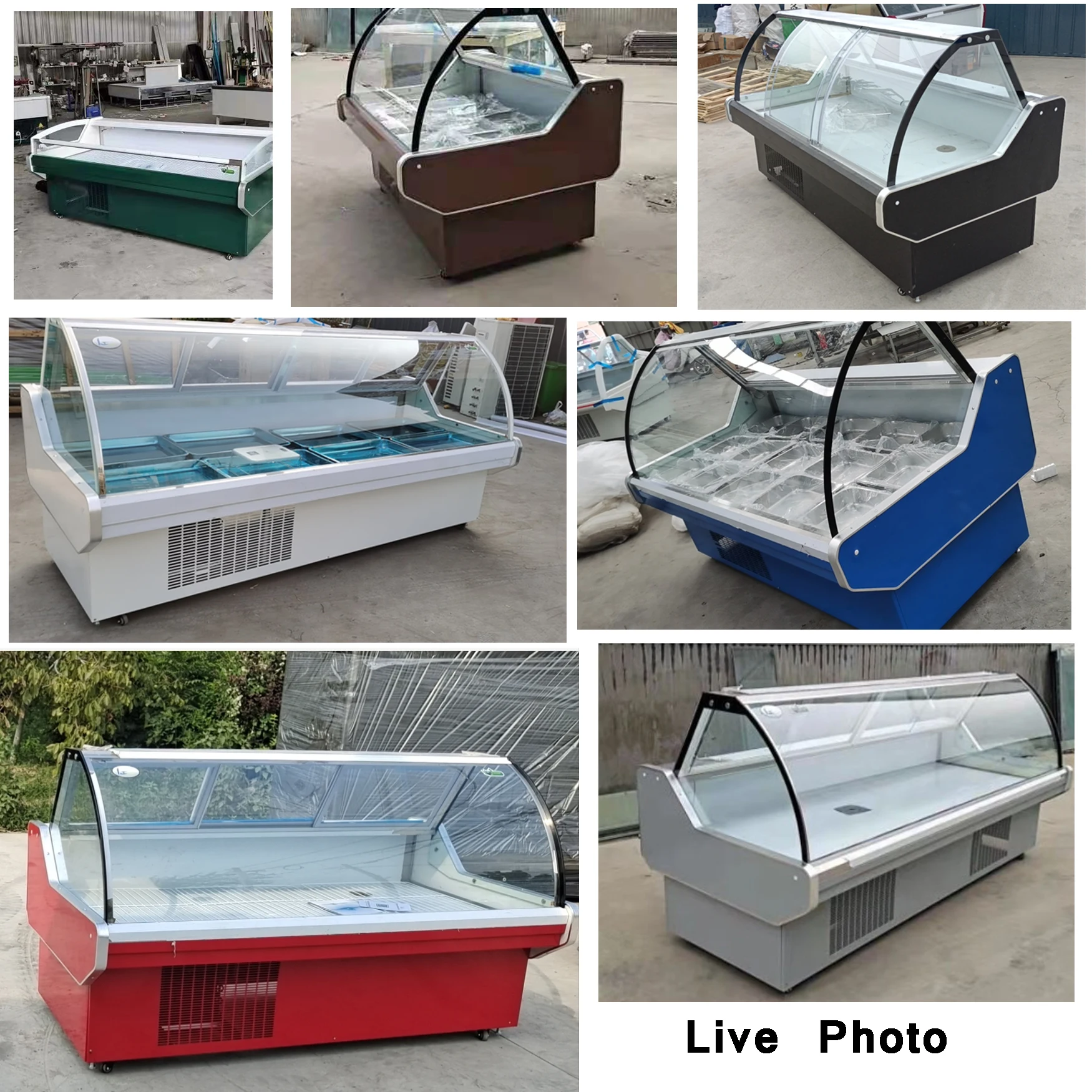 Display Chiller for Supermarket Deli - Fresh Meat Showcase