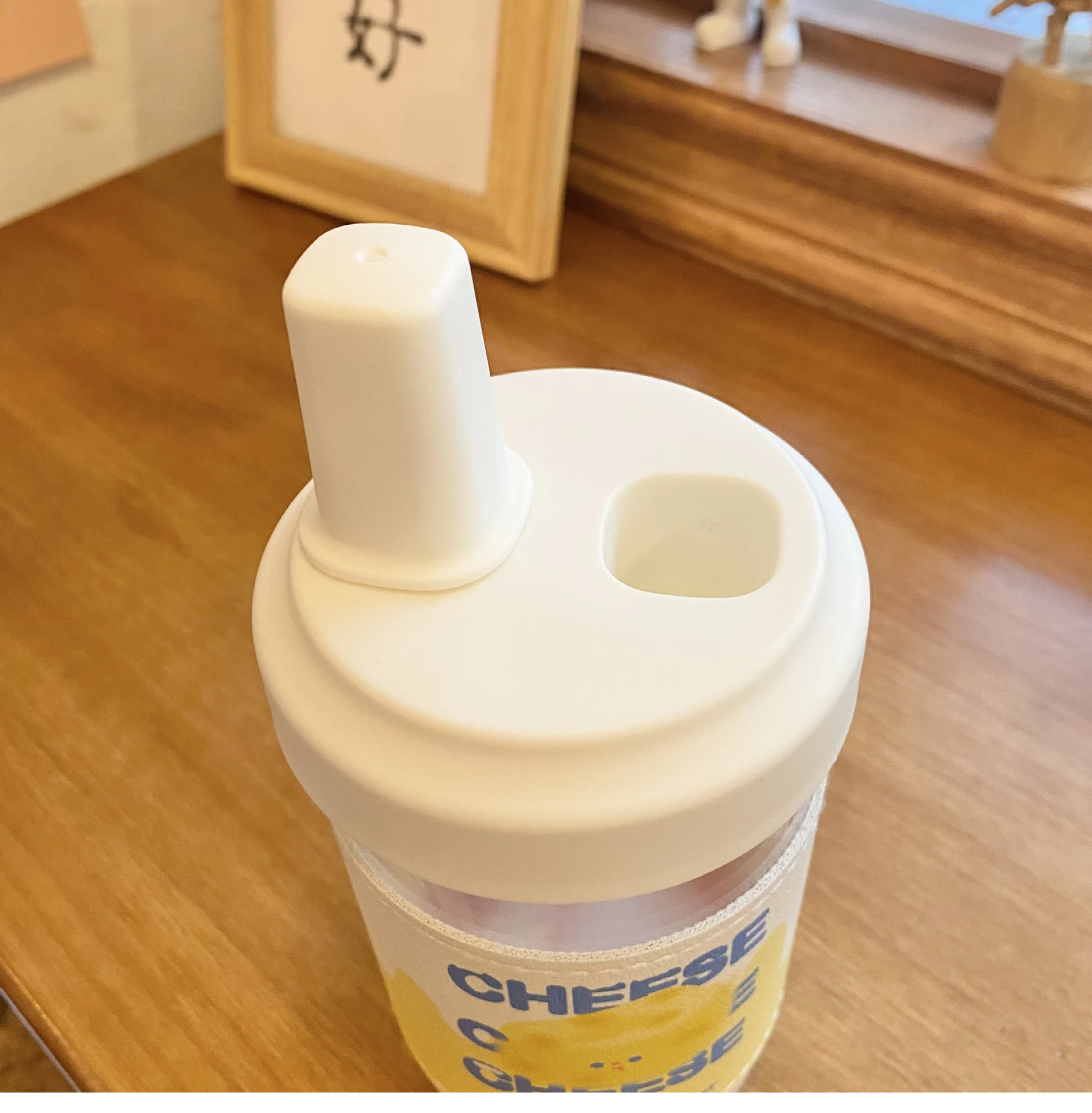 500ml Reusable Bubble Tea Bottles - Kawaii Glass Water Bottle