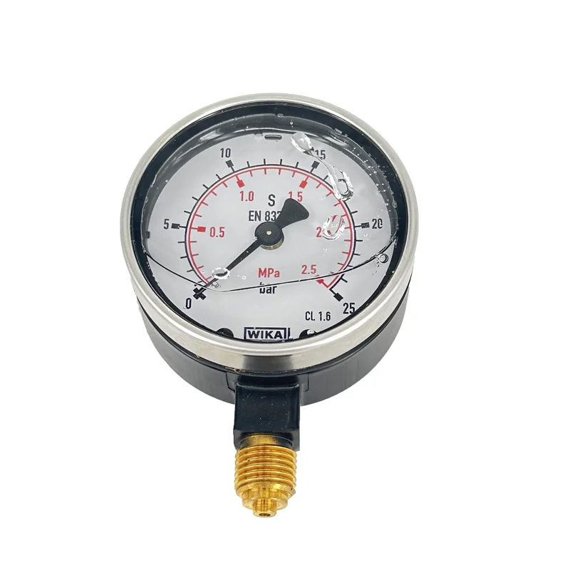 Good price Germany WIKA Bourdon tube pressure gauge Model 213.40 measuring range -0.1Mpa-100Mpa ...