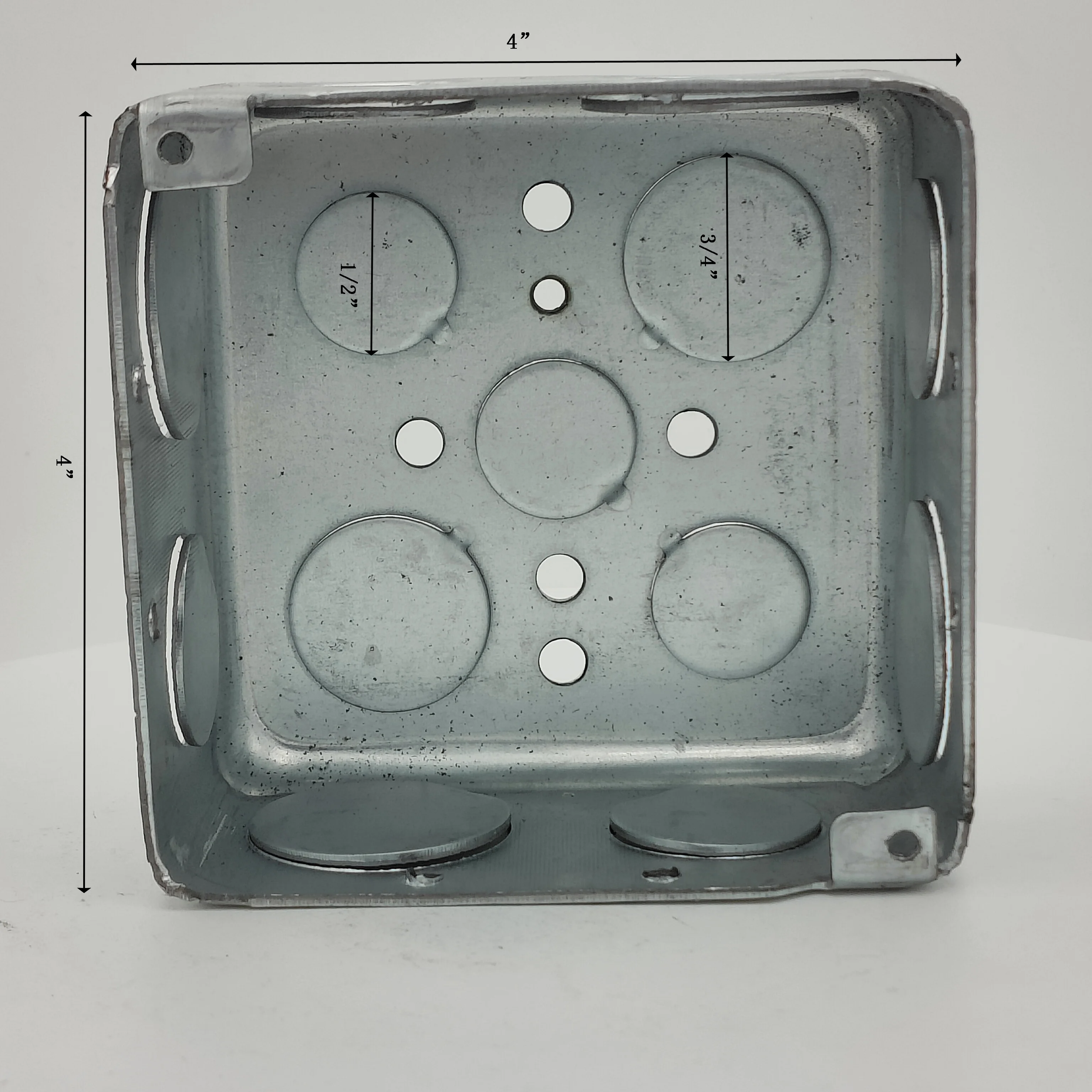 American Standard Outlet Four Inch Square Electrical Steel 2-1/8" Deep ...