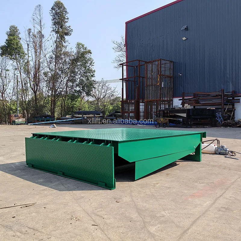 Ac Power Motor Lift Hydraulic Ramp Free Standing Dock Leveler For ...