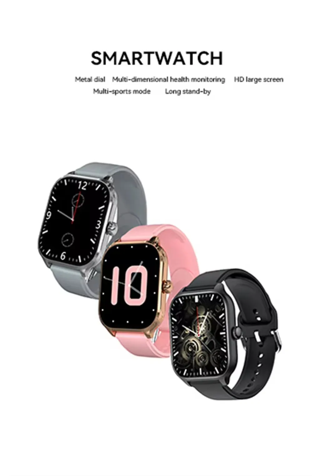 2024 H9 Max Smart Watch - Health & Fitness Tracker for Women