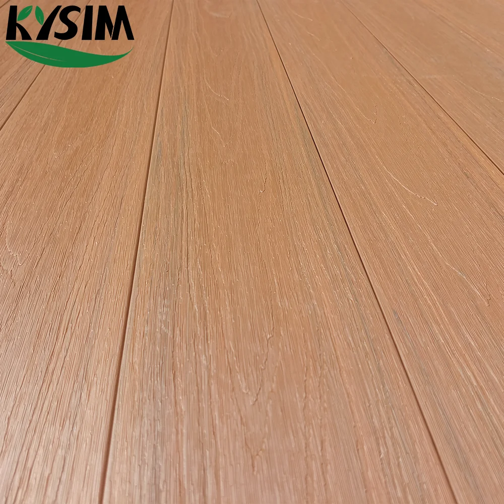 Outdoor Deck Flooring No Gap Waterproof 3D Embossed Weather Resistance ...