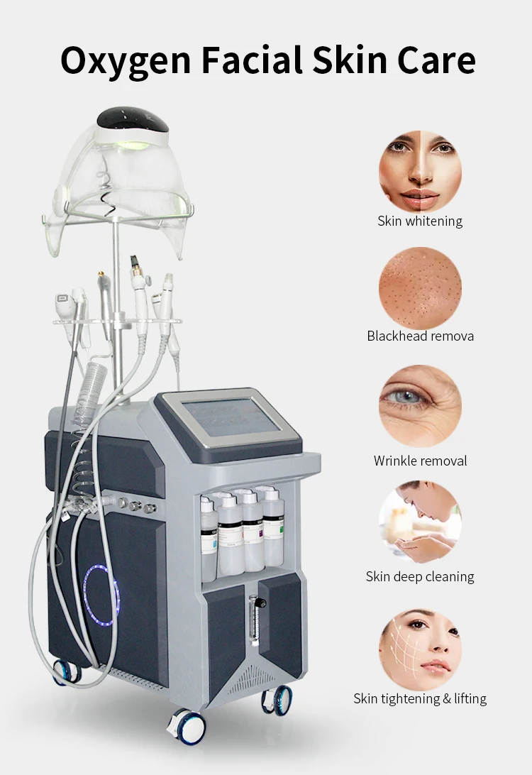 10 In 1 Hydro Dermabrasion Machine Aqua Peeling Radio Frequency Skin ...