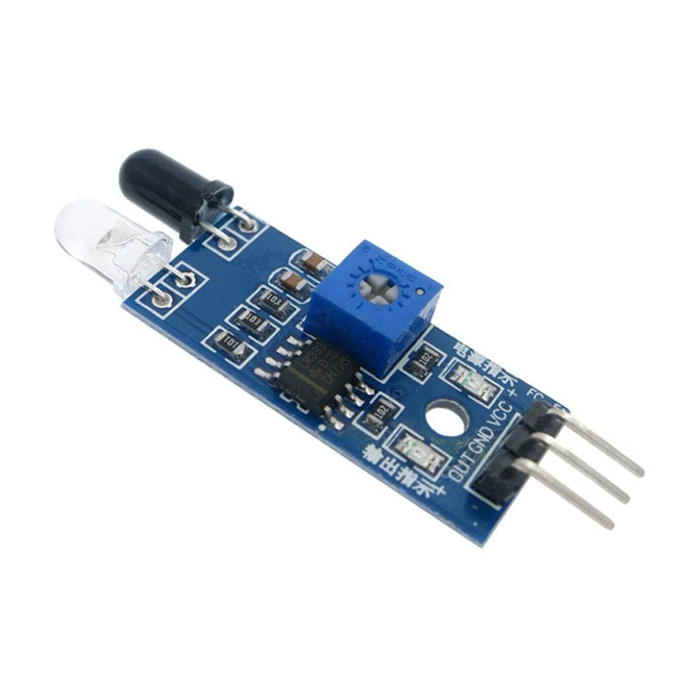 Ir Infrared Obstacle Avoidance Sensor Module For Smart Car Robot 3-wire ...