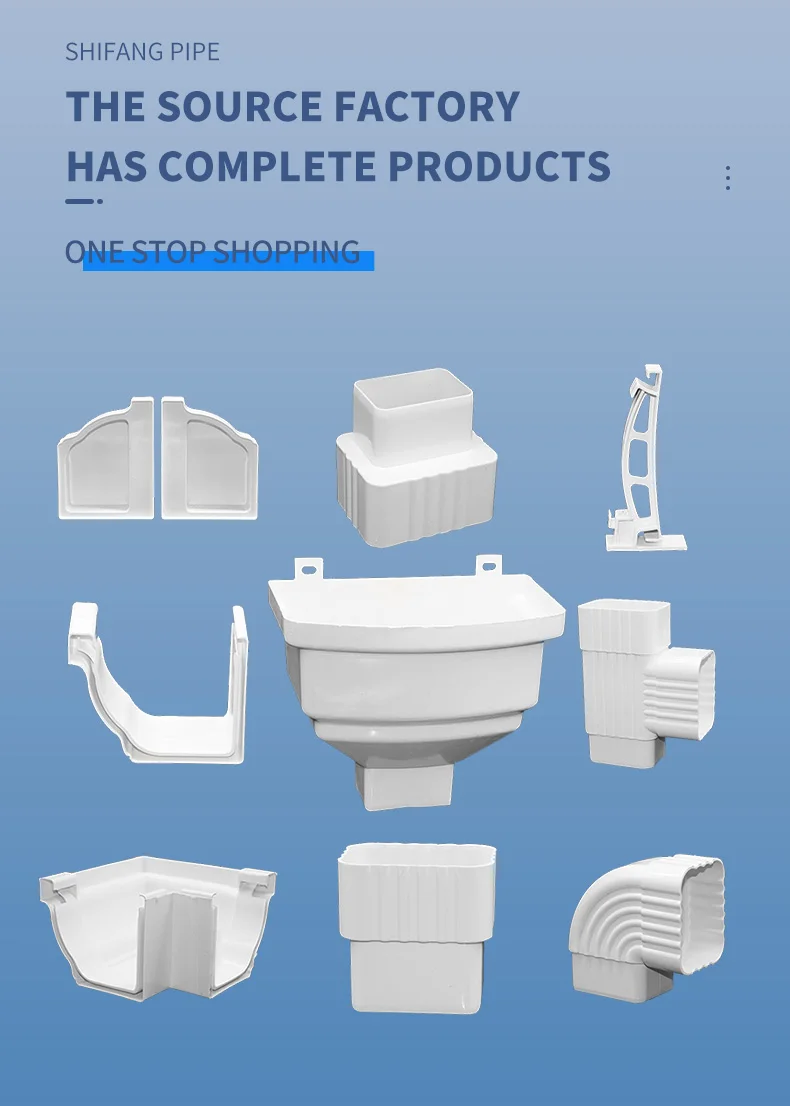 PVC Gutter System - Durable, Lightweight, and Efficient