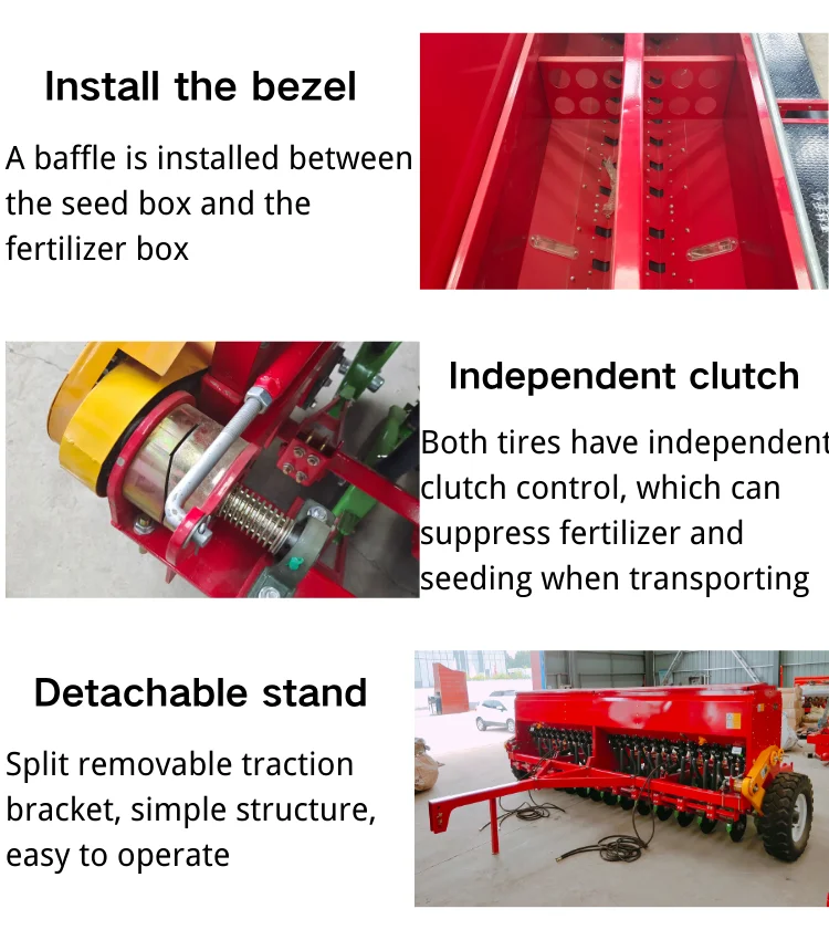 High Quality Wheat Fertilization And Sowing Machine Disc Wheat Seeder ...