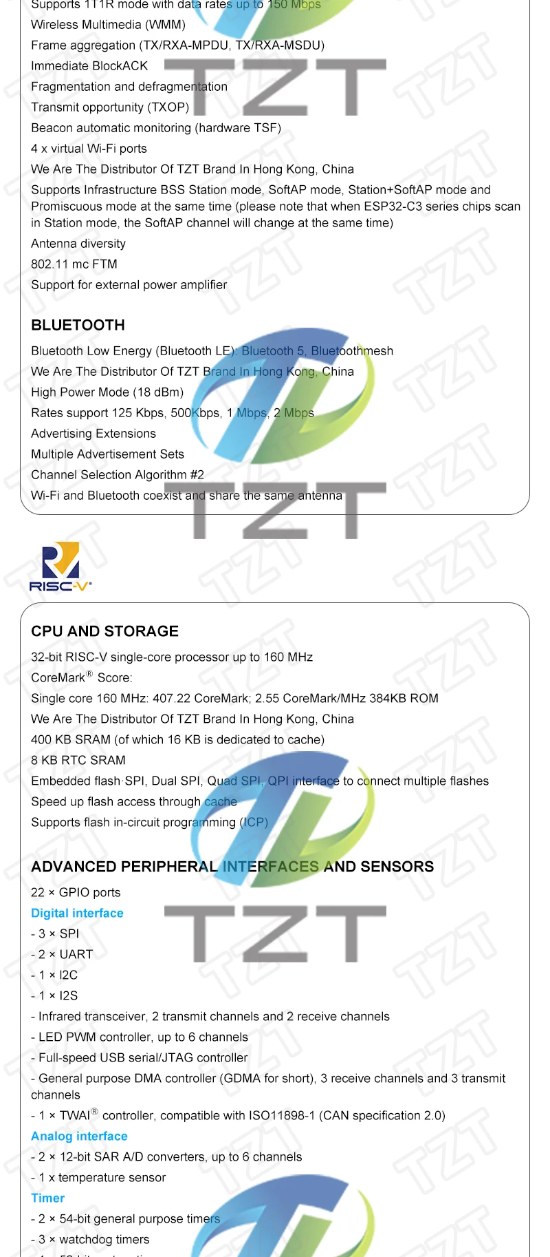Tzt Esp32 Esp32 S3esp32 C3 Dual Type C Development Board Esp32 C3 Devkitm 1 Esp32 C3 Mini 1 8894