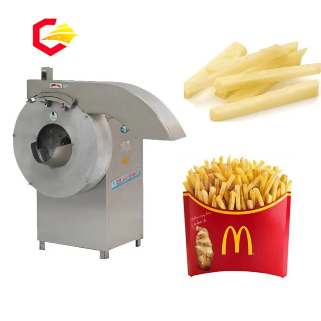 Manual Industrial Electric Cassava Crisp Carrot Slicer Fries Cutting ...