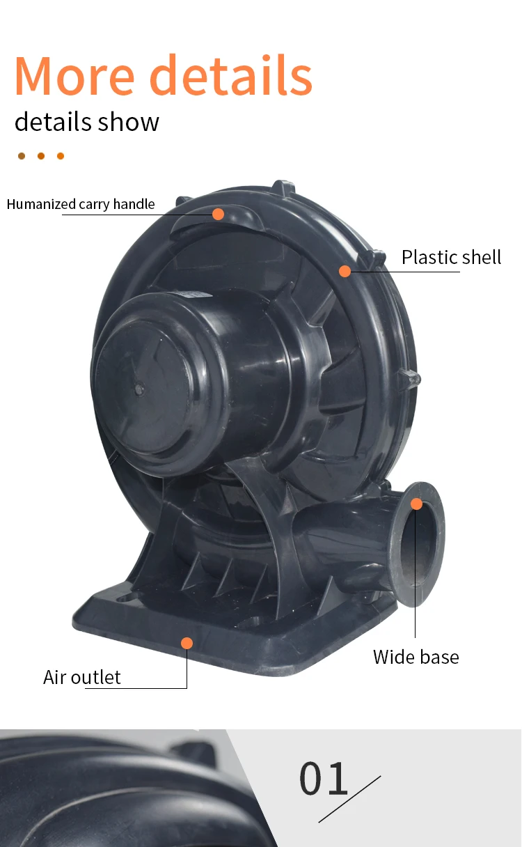 370w High-efficiency Totally Enclosed Motor Air Mold Blower 2800rpm ...