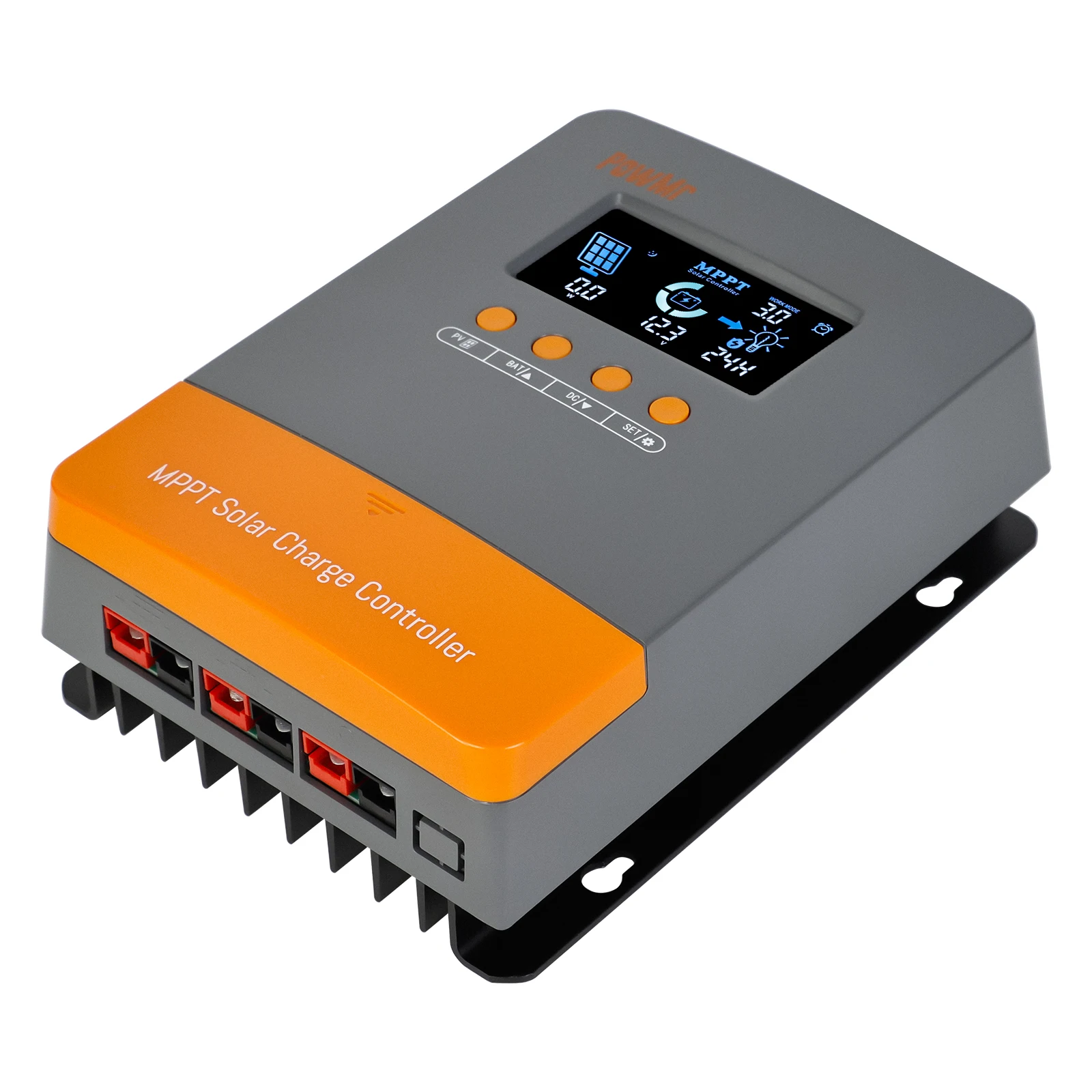 Powmr Smart 12/24/36/48v 60a Support Lifepo4/gel/flooded Lead-acid Battery Mppt Solar Charge ...