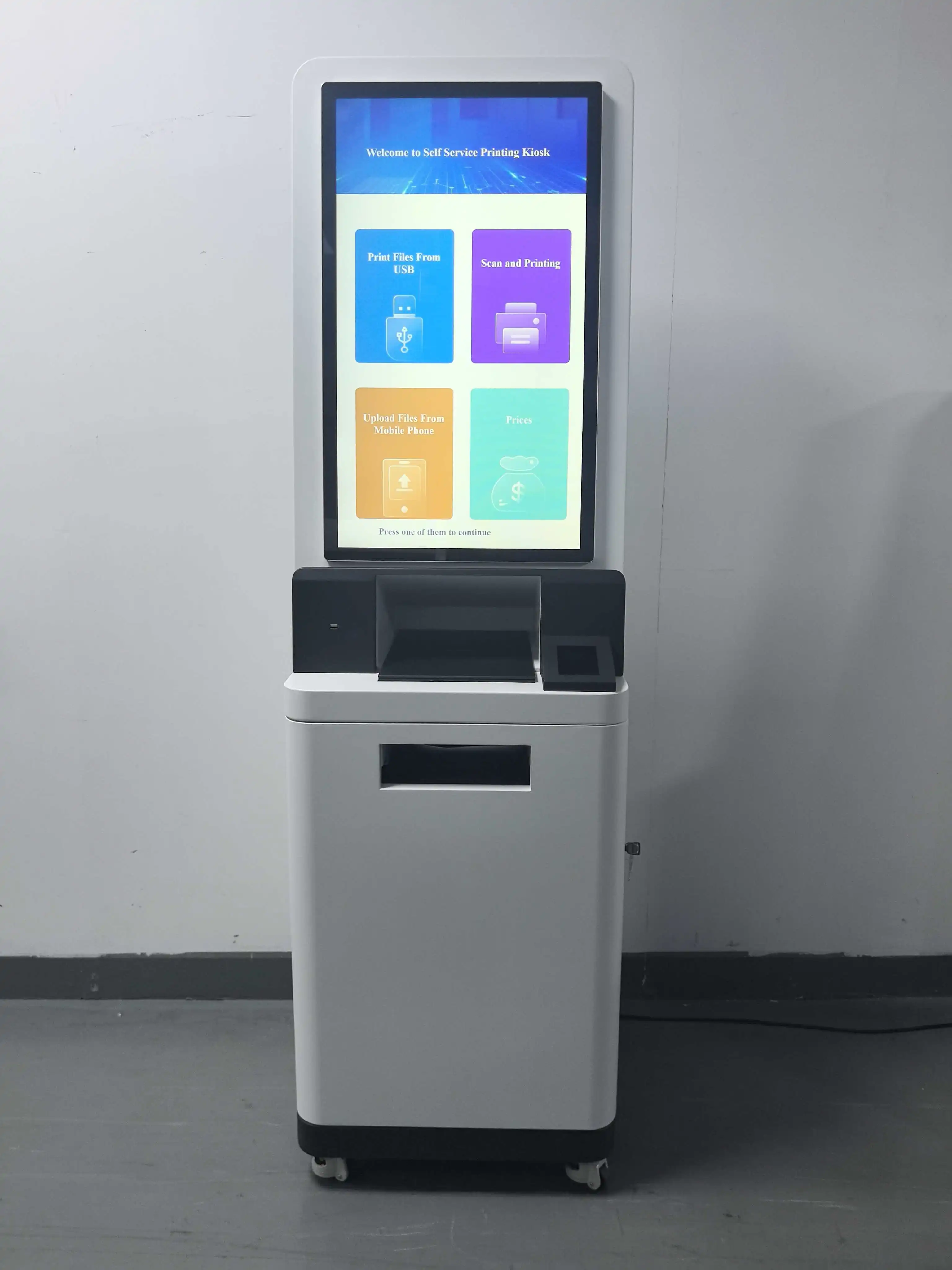32 Inch A4 Document Printing & Copy Scanning Kiosk for Government ...