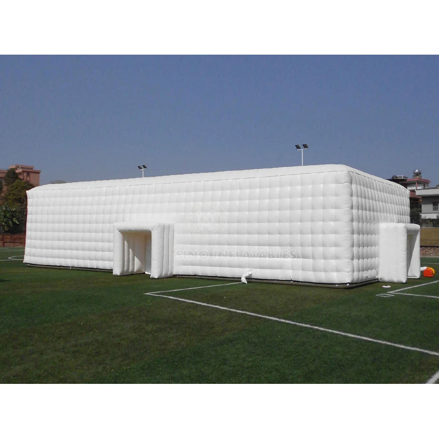 20x10m outdoor white giant inflatable cube party tent for wedding ...
