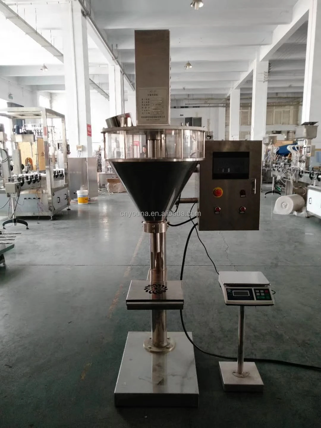 Semi Auto Dry Power Filler Flour Powder Weighing Filling Machine - Buy ...