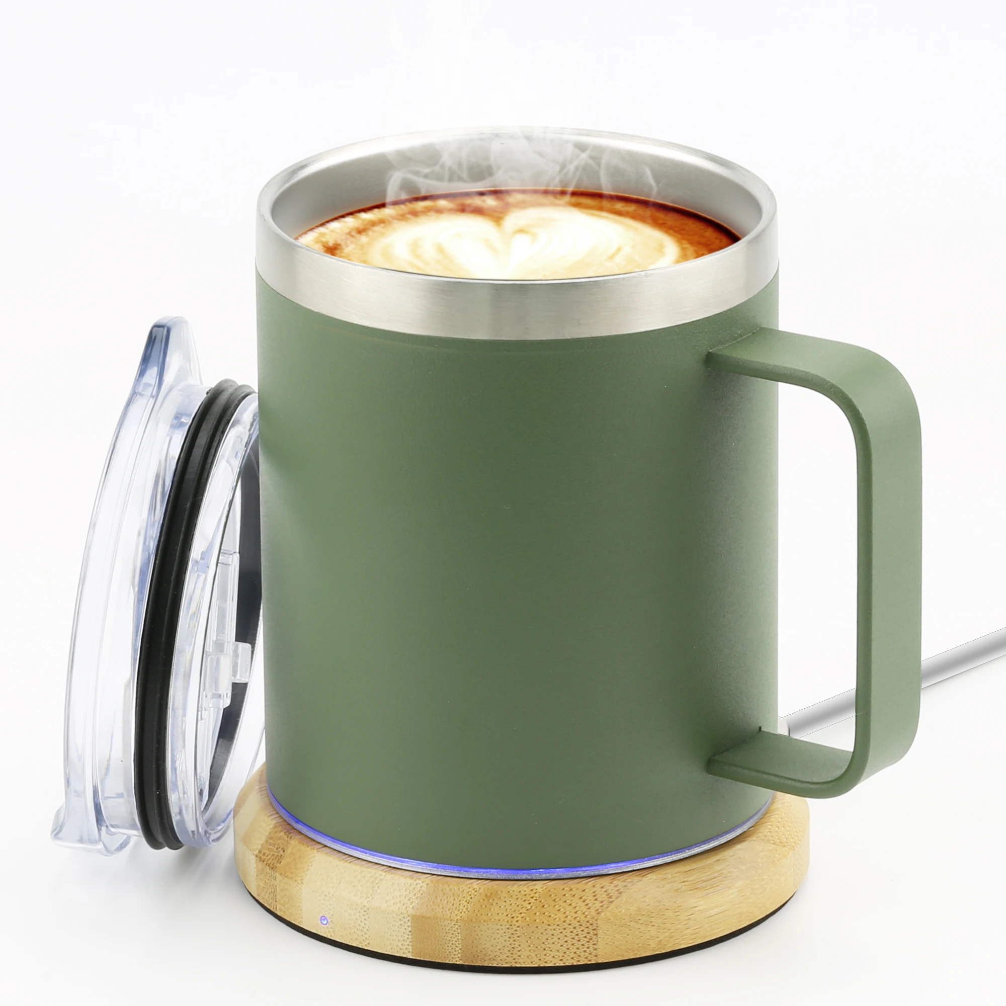 12 Oz Up To 150f/65 Degree Self Heating Heated Stainless Steel Double ...