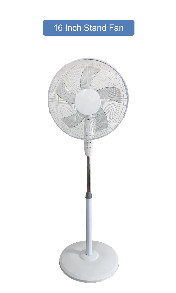 Stand Fan 16 Inch 220v-240v Factory Wholesales Floor Fans Simple White ...