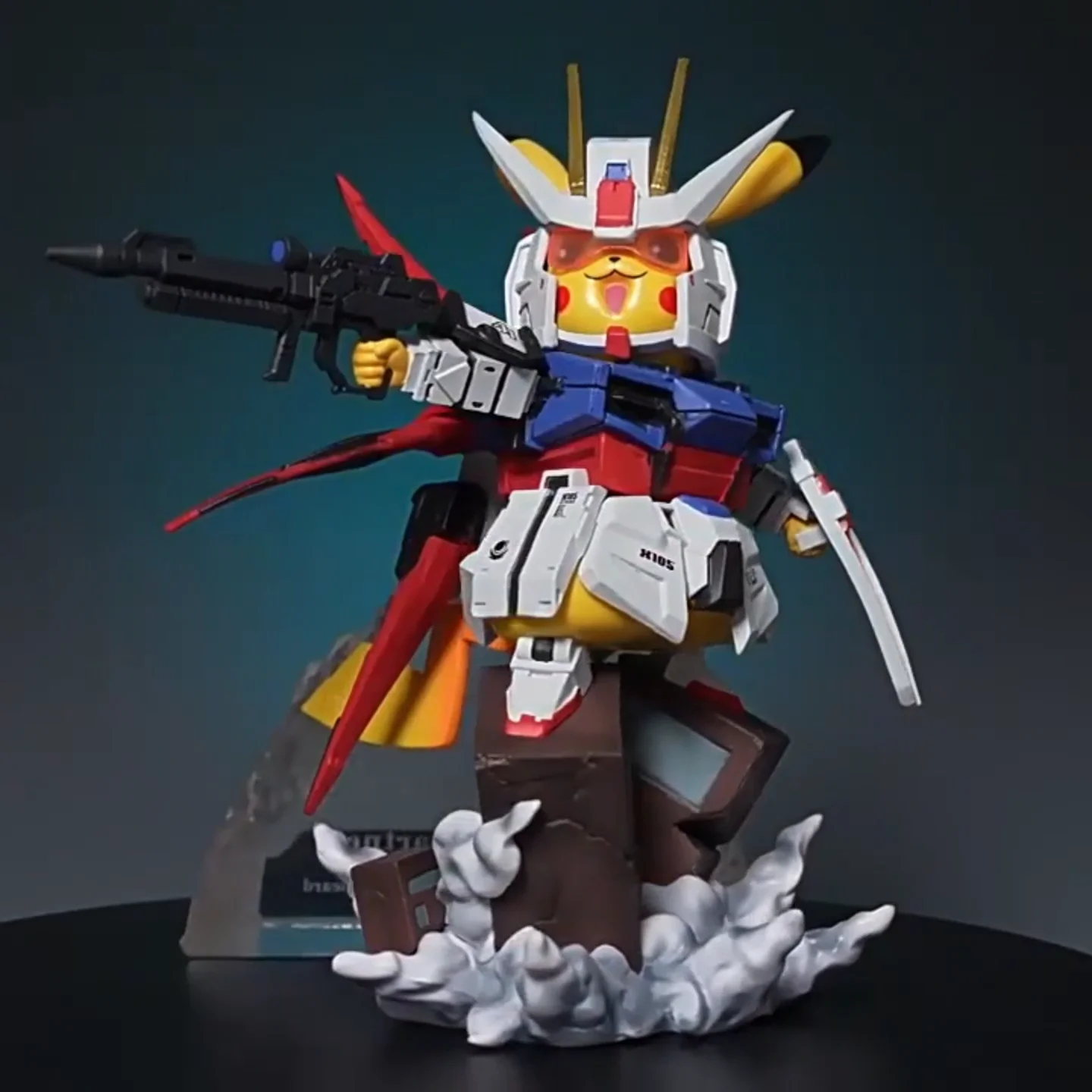 Variety Pikachus Cos Gundams Original Strike Mobile Suit Model Ornament ...