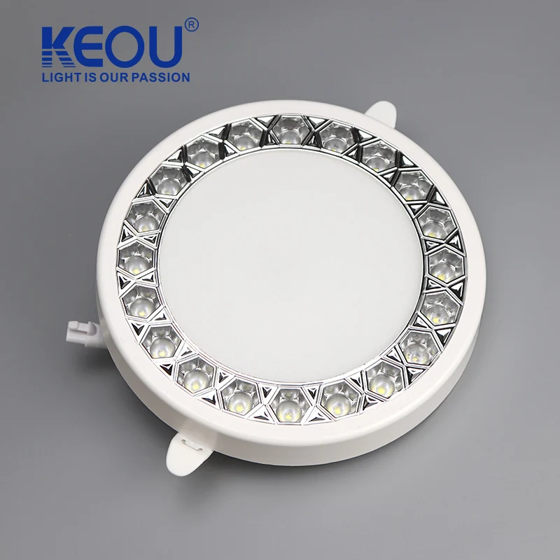 Keou Dual Control Spotlight Downlight Electroplated Reflective Ring 24w ...